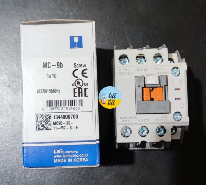 KONTAKTOR MC-9B MEREK LS / MAGNETIC CONTACTOR MC9B MERK LSIS (220VAC ...