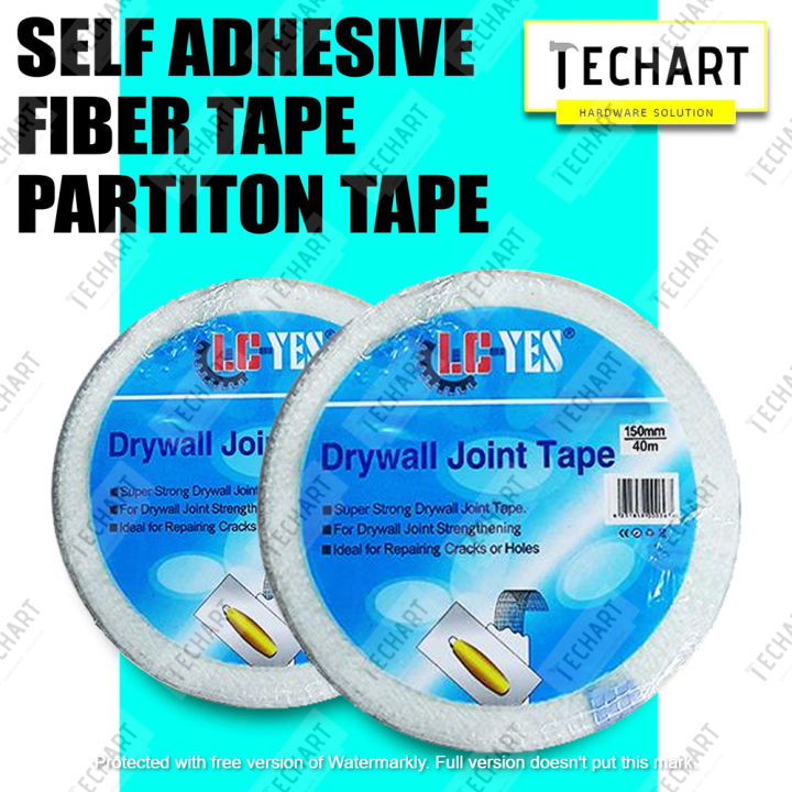 150mm x 40 m Drywall Joint Tape Fiber Tape Partition Fiberglass Tape ...