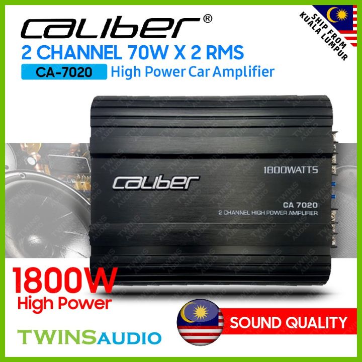 CALIBER 2 Channel Power Amplifier CA-7020 Suitable for car speaker and ...