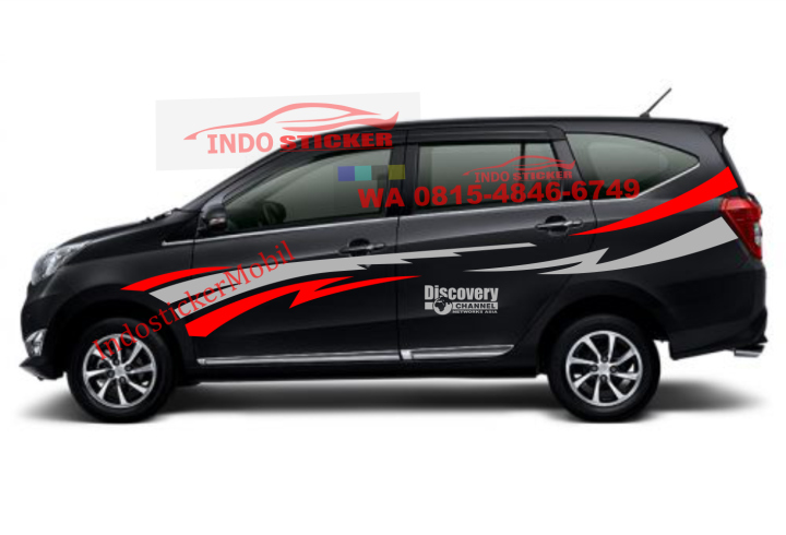 sticker mobil sigra calya stiker body samping mobil sigra ayla | Lazada ...