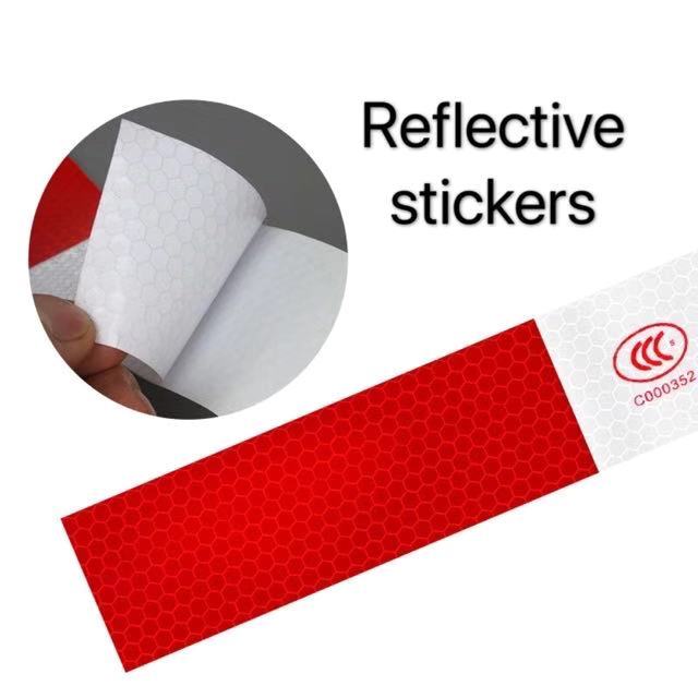 Car Reflective Film Warning Tape Truck Annual Inspection Crystal Color ...