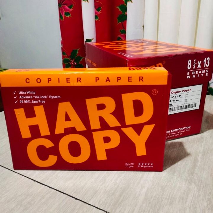 Hard Copy Long Bond Paper | per Ream of 500 sheets | Lazada PH