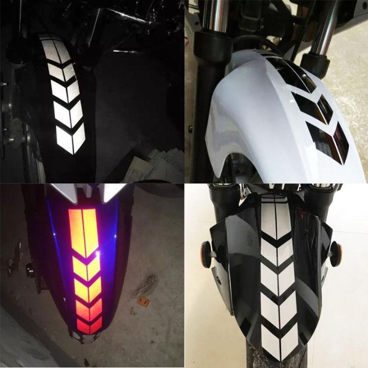 Electric Motorcycle Locomotive Fender Sticker Modified Decoration ...