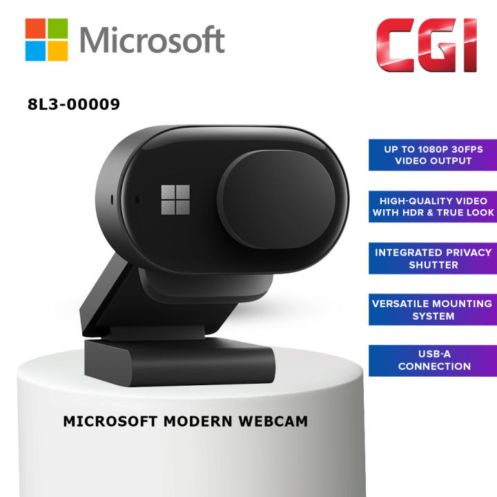 Microsoft Modern 1080p HD USB Webcam - 8L3-00009 | Lazada
