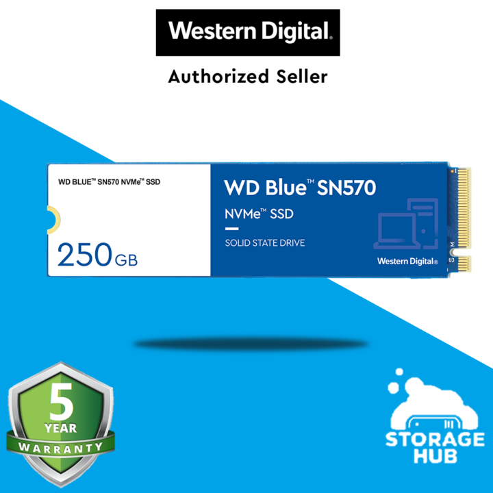 Western Digital WD Blue SN570 SN580 250GB / 500GB / 1TB M.2 NvMe PCIE ...