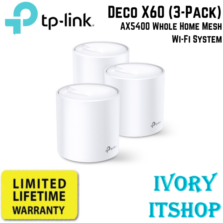 TP-Link Deco X60 AX5400 Whole Home Mesh Wi-Fi System/ivoryitshop | Lazada.co.th