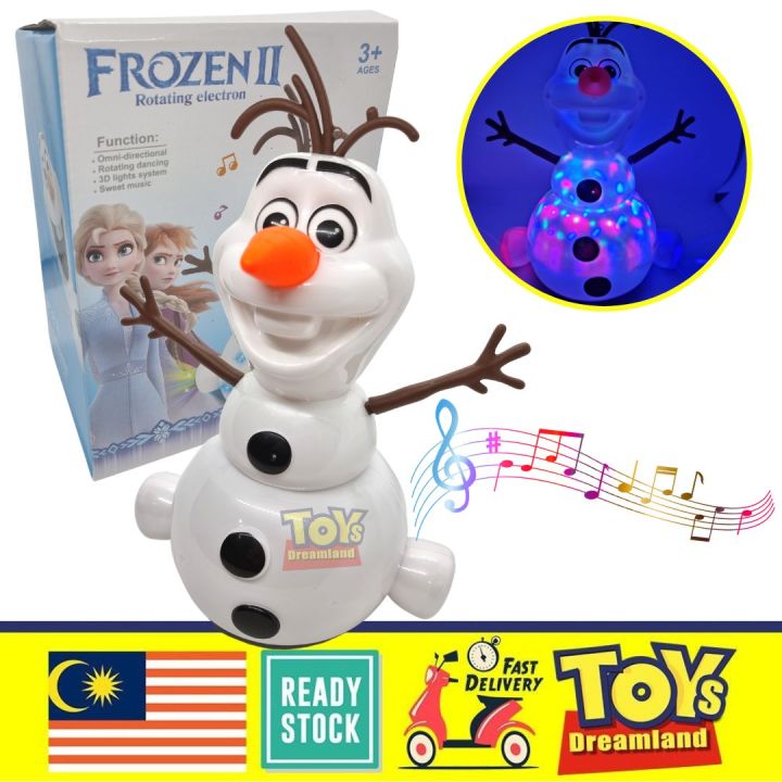 🌈 Frozen Olaf Omni Directional Dancing Rotating Electron Snow Dance ...
