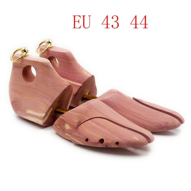 1 Pair Red Cedar Wood Adjustable Shoe Shaper Men's Shoe Tree Stretcher ...