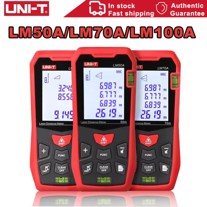 UNI-T Laser Rangefinder LM50A LM70A LM100A LM120A Laser Distance Meter Digital Range Finder Tape ...
