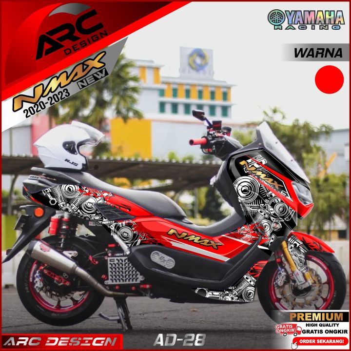 (COD) Decal Sticker Dekal Stiker Variasi Motor Yamaha Nmax 155 New ...
