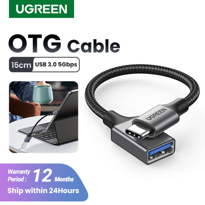 UGREEN USB C to USB 3.0 OTG Cable With Nylon Braided for phone and ...