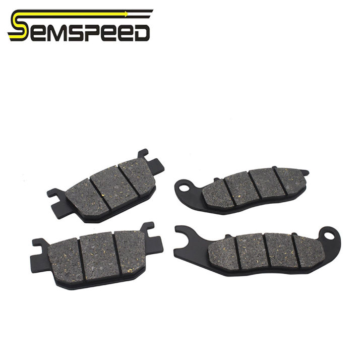 SEMSPEED Motorcycle Front Rear Brake Disc Pad For Honda PCX 160 150 125 ...