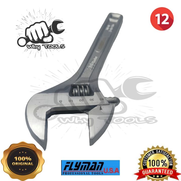 Adjustable wrench 12' flyman usa | Lazada PH