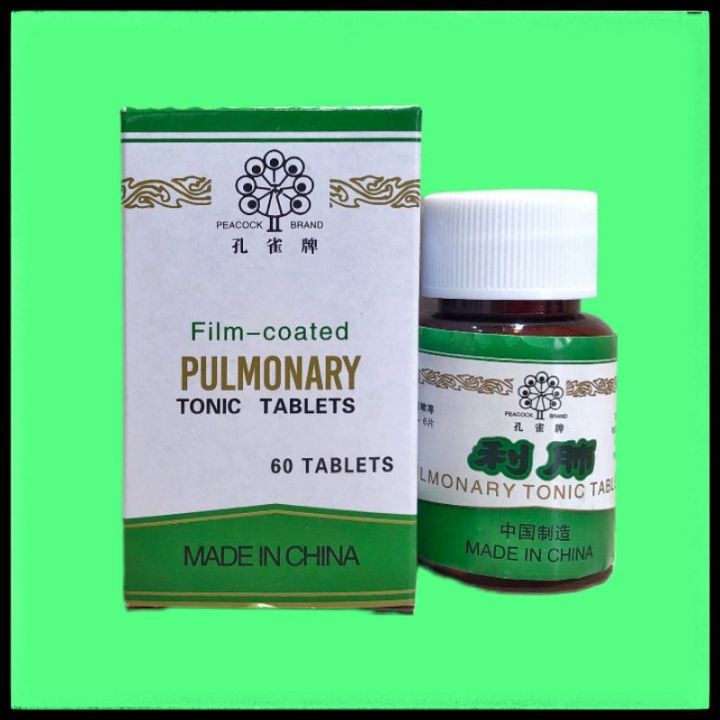 60 Tablets Pulmonary Tonic Normalizes Breathing Lung Care | Lazada PH