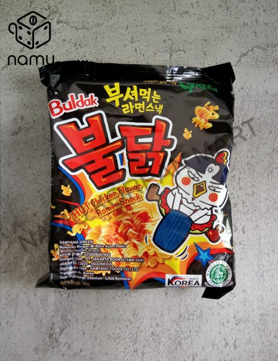 Samyang Buldak Hot Chicken Flavor Ramen Snack 90gr / Snack Ramen Korea ...