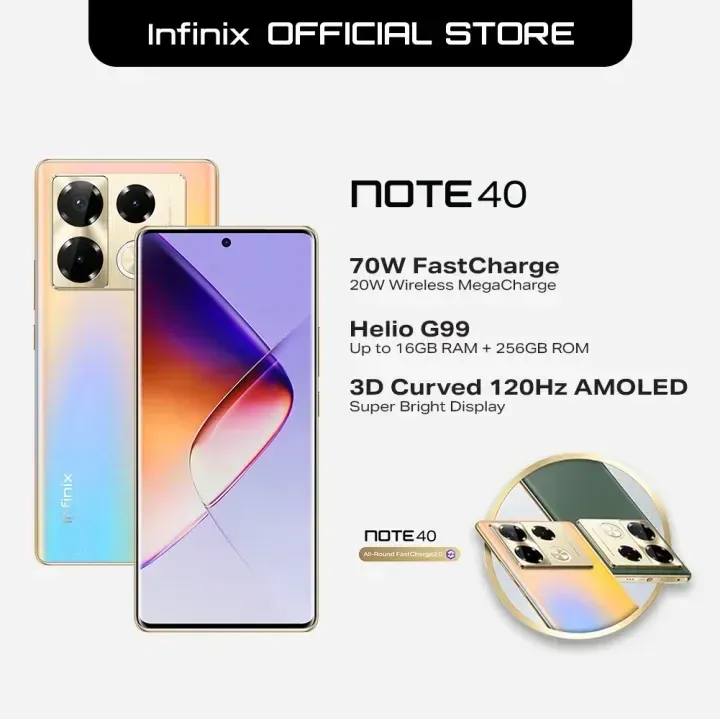 Infinix NOTE 40 Pro+ 5G Cellphones sale 2024 original Smartphone [12 ...