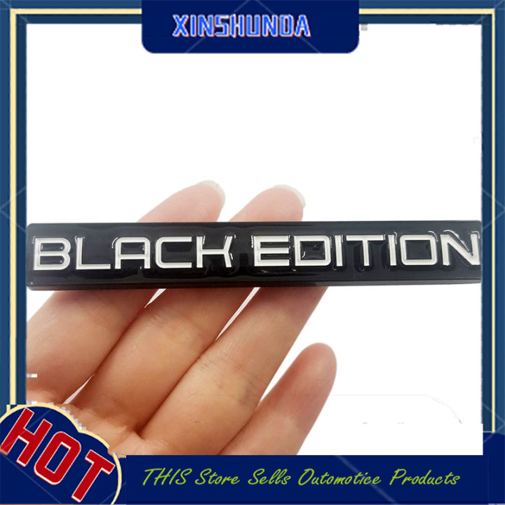 XSD 1 x Metal BlLACK EDITION Letter Logo Car Auto Decorative Emblem ...