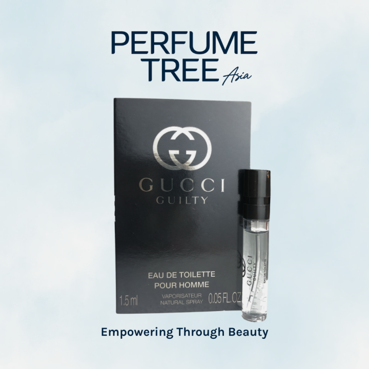 Gucci Guilty Homme Eau de Toilette Sample Vial Spray 1.5ML for men | Lazada