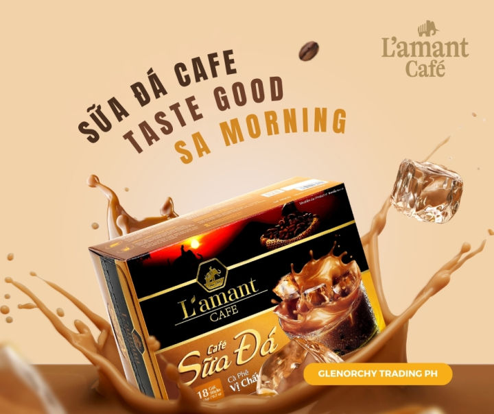 (60% Off) L'amant Cafe Sua Da Ca Phe Vi Chat 252g 14 Sticks x 18g | Lazada PH