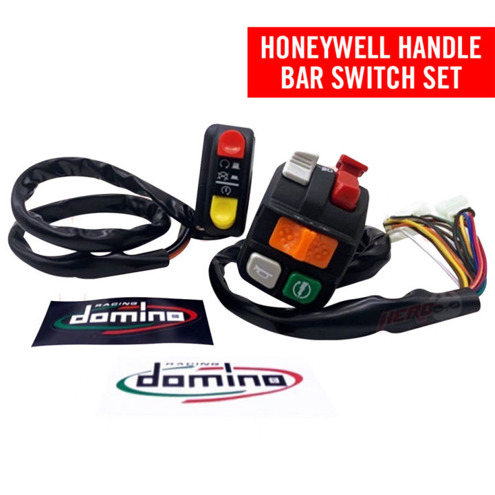 Domino Honeywell Switch Left & Right Handle Bar Mount Plug & Play Made ...