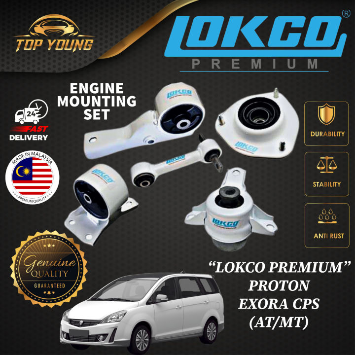 LOKCO PREMIUM PROTON EXORA CPS NON TURBO ENGINE MOUNTING SET AUTO ...