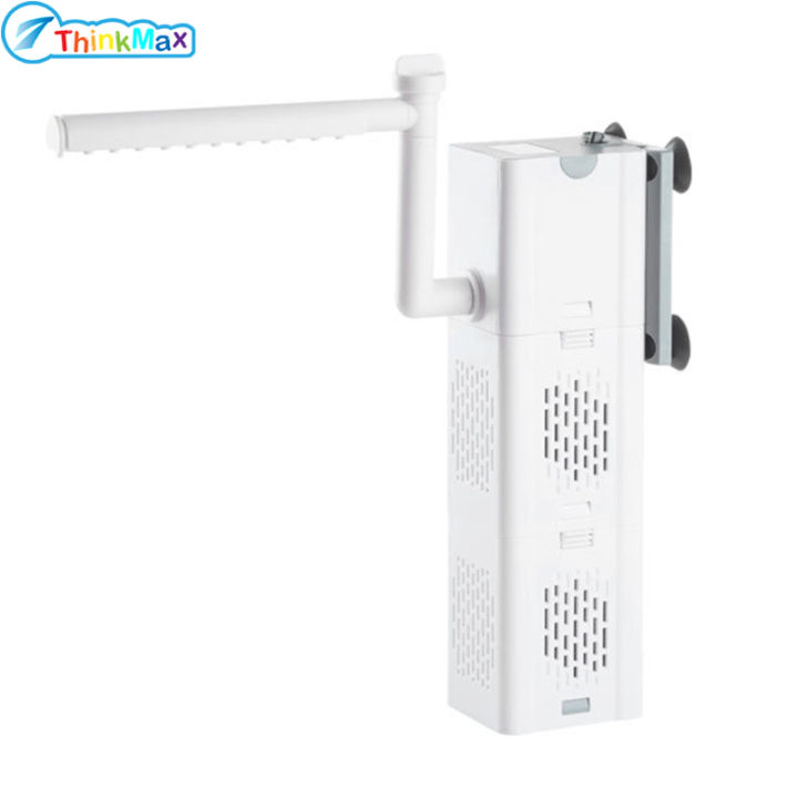 Fish Tank Filter, Aquarium Internal Filter With 360° Rotating Water ...