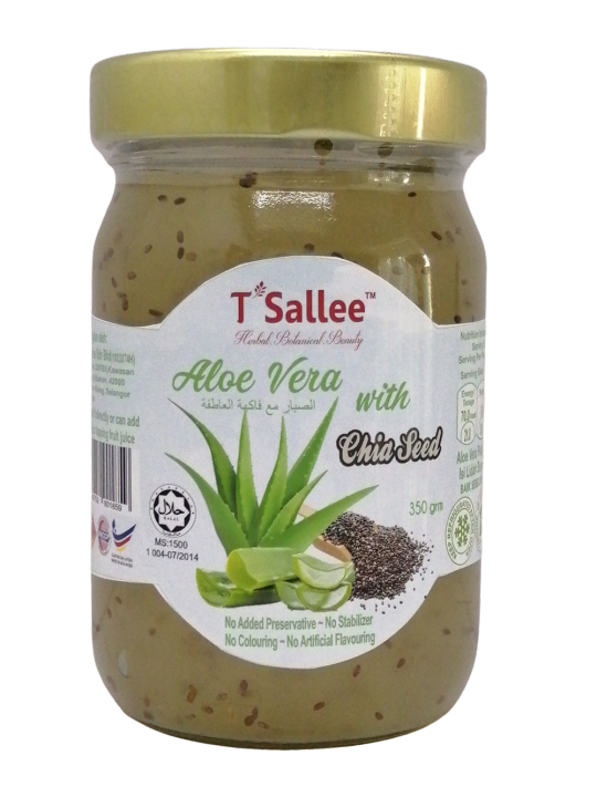 Chia Seed Aloe Vera Pulp (Ready To Eat)100% HALAL | Lazada