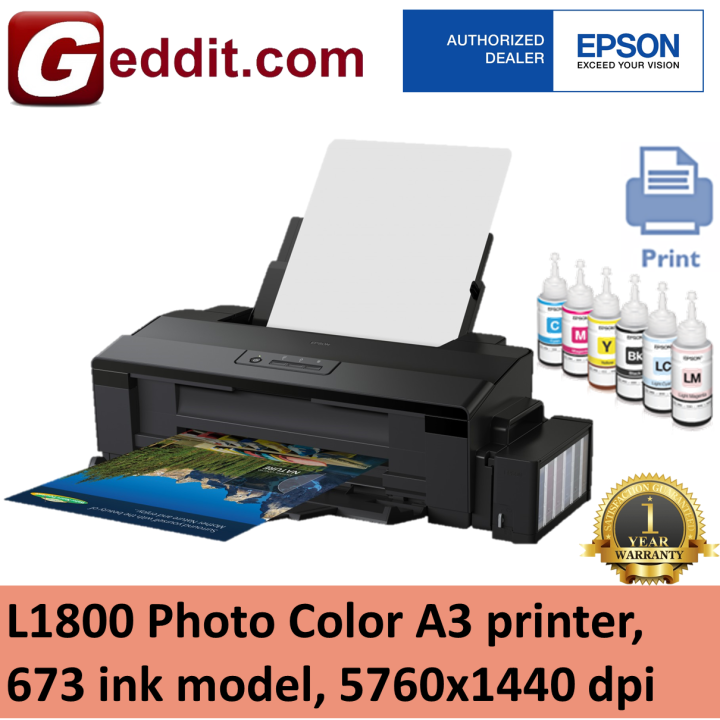 Duty free goods Epson L1800 / L18050 Ink Tank Printer, Borderless ...