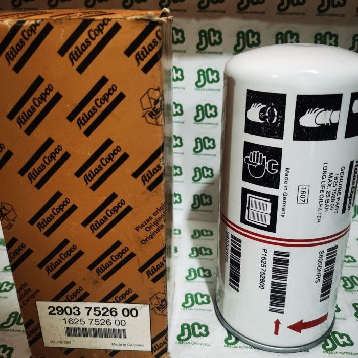 ATLAS COPCO LONG LIFE OIL FILTER 2903752601 1625752600 | Lazada Indonesia