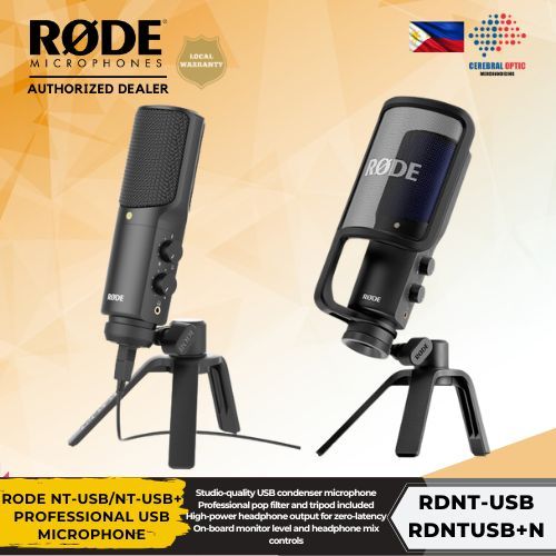 Rode NT-USB / NT-USB+ Professional USB Microphone - Cerebral Optic ...