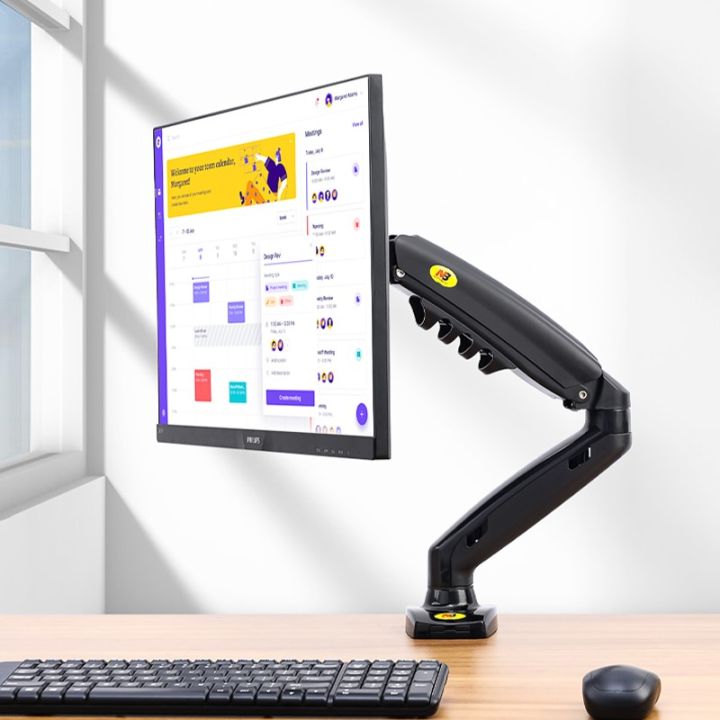F80 monitor bracket arm desktop desktop wall hanging screen telescopic ...
