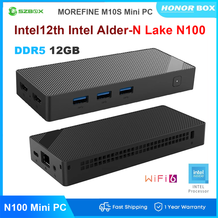 Pocket Mini PC 12th Intel Core N100,Windows 11 Quad-Core 4K Displays ...