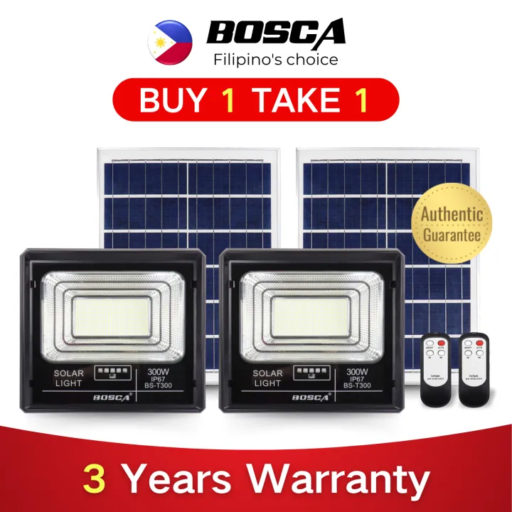 Buy 1 Take 1 BOSCA Solar Flood Light BS-T 30W 50W 100W 200W 300W IP67 ...