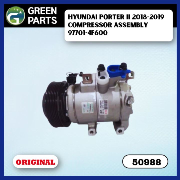 COMPRESSOR ASSEMBLY -AIRCON FOR HYUNDAI PORTER II D4CB ENGINE MODEL ...
