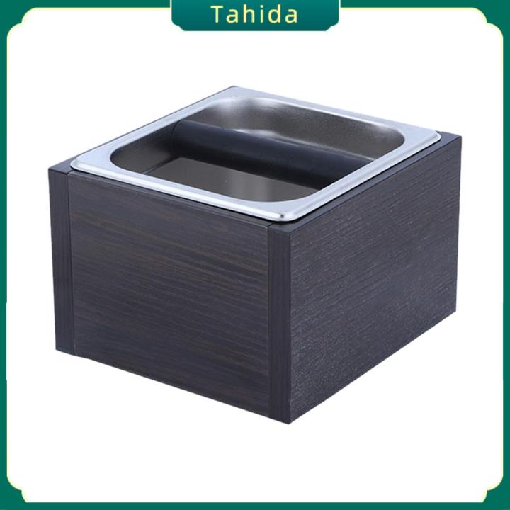 Tahida Espresso Coffee Knock Puck Container Easy Cleaning Dump Bin ...