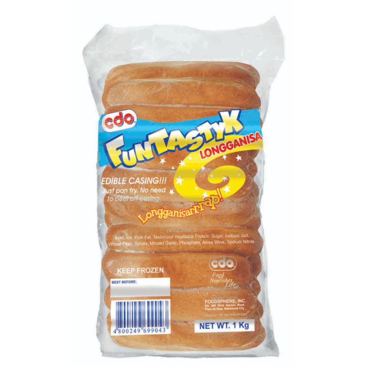 CDO Funtastyk Longganisa 1kg | Lazada PH