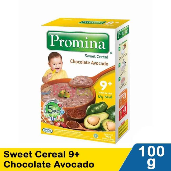 Colas Baby - Promina Bubur Bayi Sweet Cereal Chocolate Avocado MPASI 9 ...