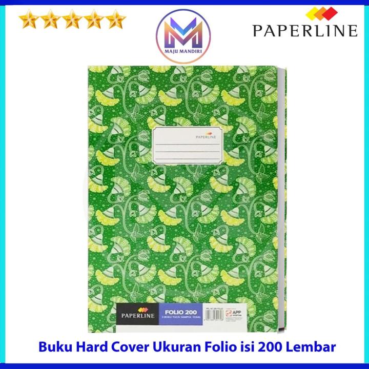 Buku Hard Cover Paperline Folio Isi 200 Lembar / Buku Akuntansi ...