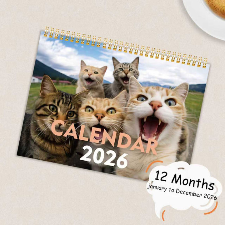 luji860136 High-quality Paper Calendar for Organization Cute Cat ...