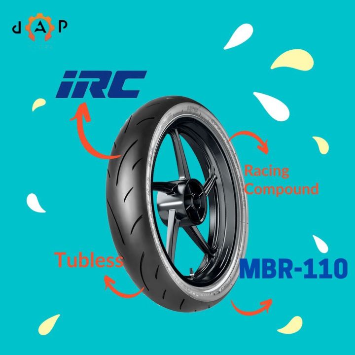 BAN MOTOR RING 17 // IRC MBR-110 140/70-17 (RACE COMPOUND) TUBELESS ...