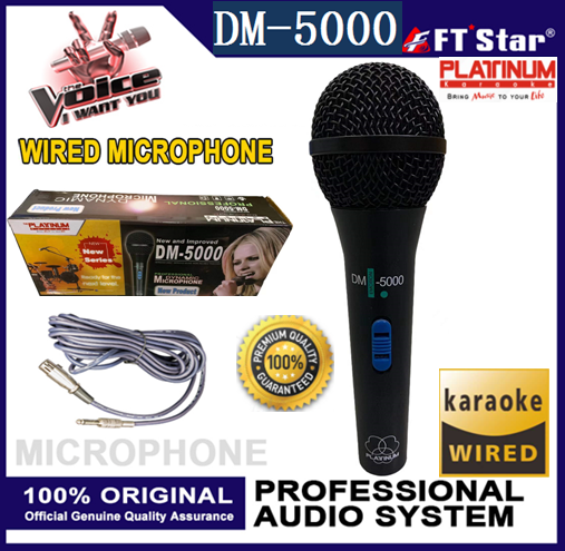 Hyundai Platinum DM-5000 Professional Dynamic Microphone | Lazada PH