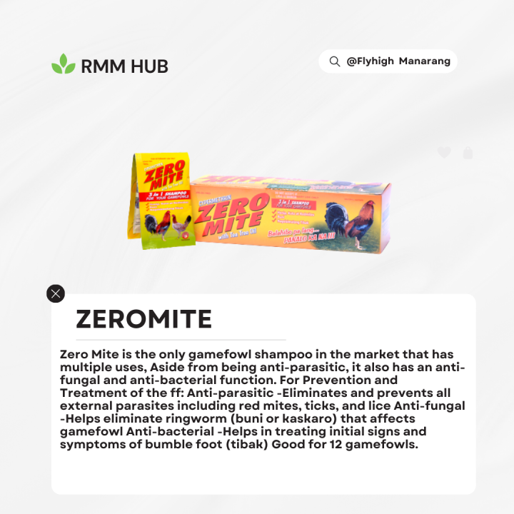 Zero Mite w/ tree oil 1 Sachet [EXCELLENCE] - RMM HUB | Lazada PH
