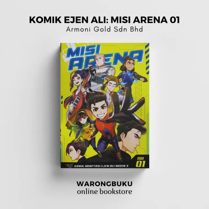 Armoni Gold - Komik Ejen Ali: Misi Arena Isu 01 | ejen ali misi arena | Lazada