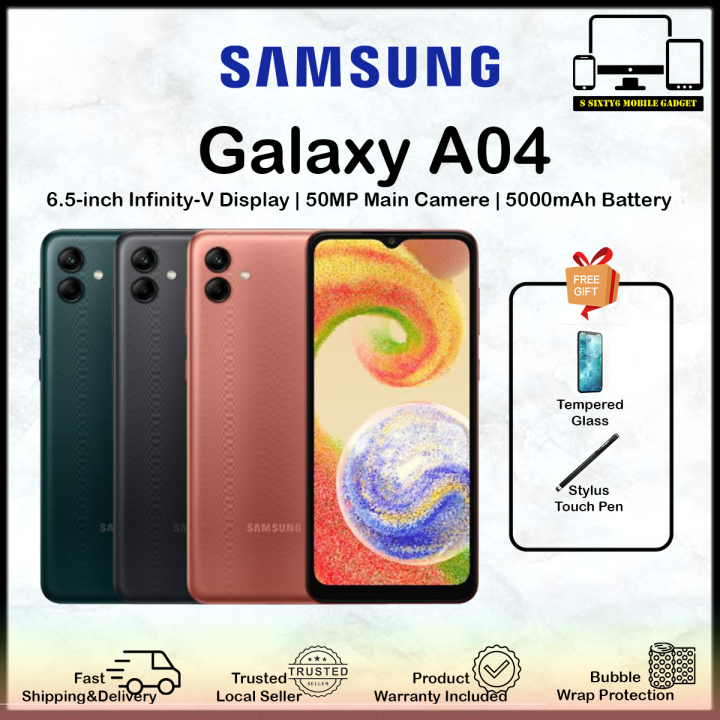 SAMSUNG Galaxy A04 | 3GB+32GB | 6.5-inch Infinity-V Display | 50MP Main ...