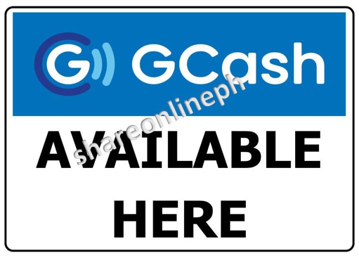 We Accept Gcash Laminated Signage Sign Boards Sticker Signages PVC ...