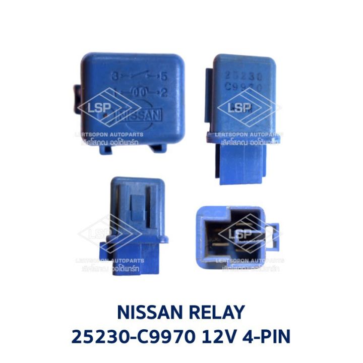 รีเลย์ นิสสัน รุ่นเก่า NISSAN RELAY 25230-C9970 , 25230-C9965 12V 4-PIN ...