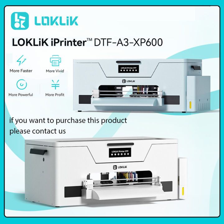 LOKLiK iPrinter A3 DTF Printer Transfer Printing Machine with DTF ...