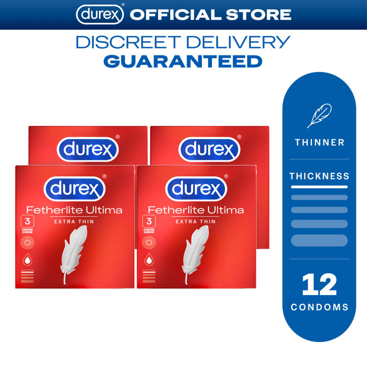 Durex Fetherlite Ultima Condoms Pack of 12s | Lazada PH