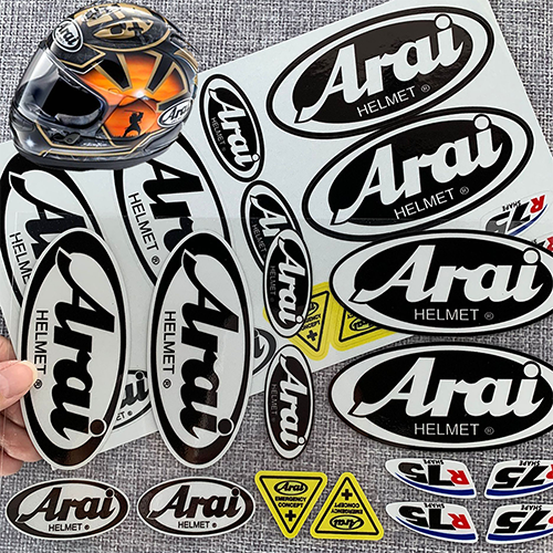 Arai Helmet Reflective Sticker Japan Helmet Lens Decal [ In Stock ...
