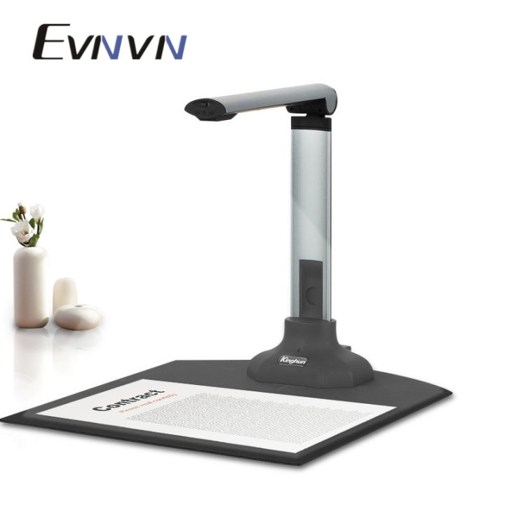 EVNVN 12MP USB Document Camera Portable Book Document Scanner A3/A4 ...